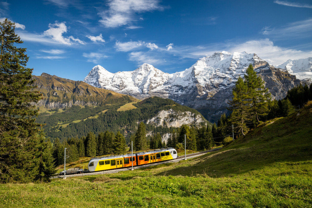 Grütschalp - Winteregg - Mürren / Berner Oberland Pass