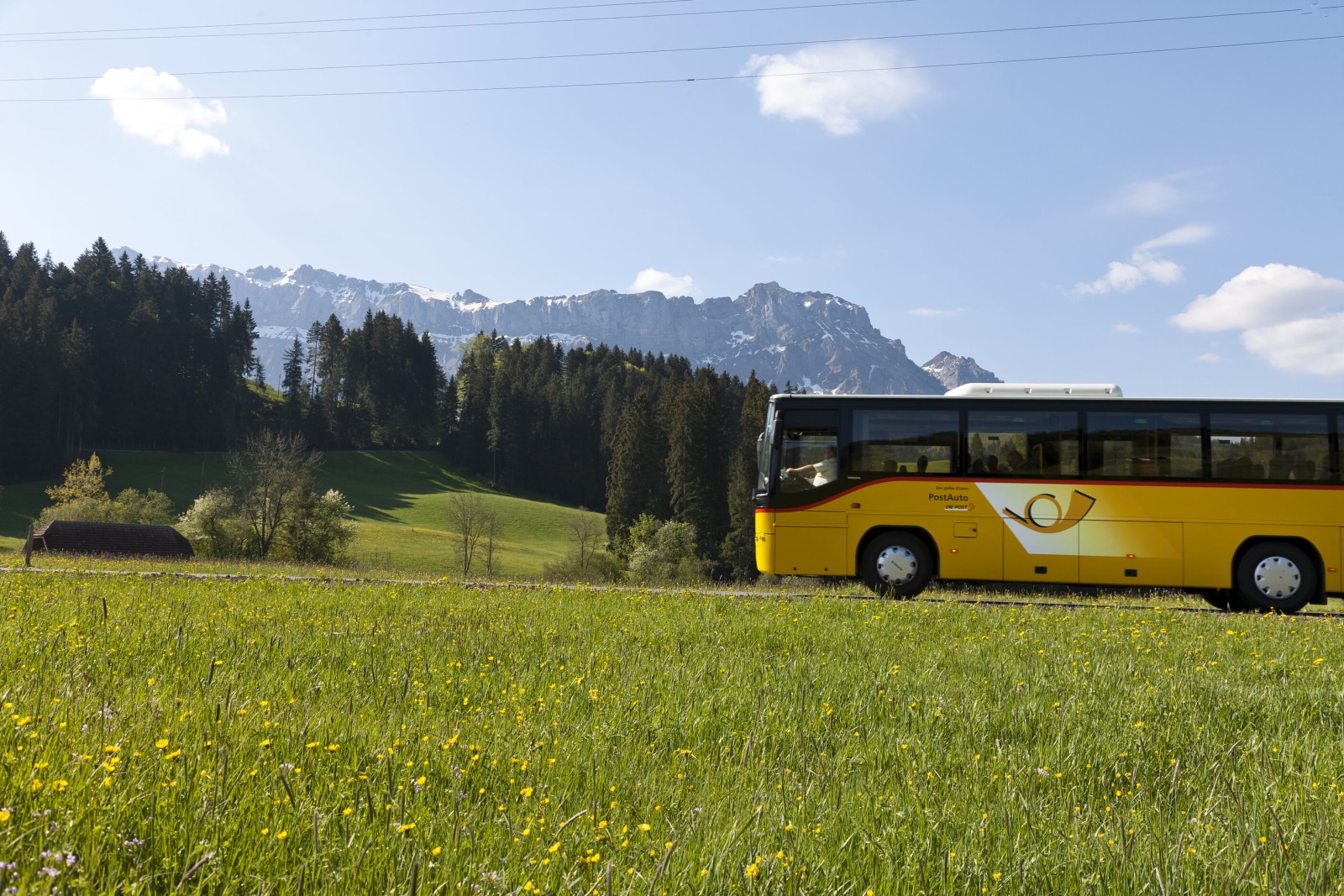 steepest postbus route in europe / Berner Oberland Pass